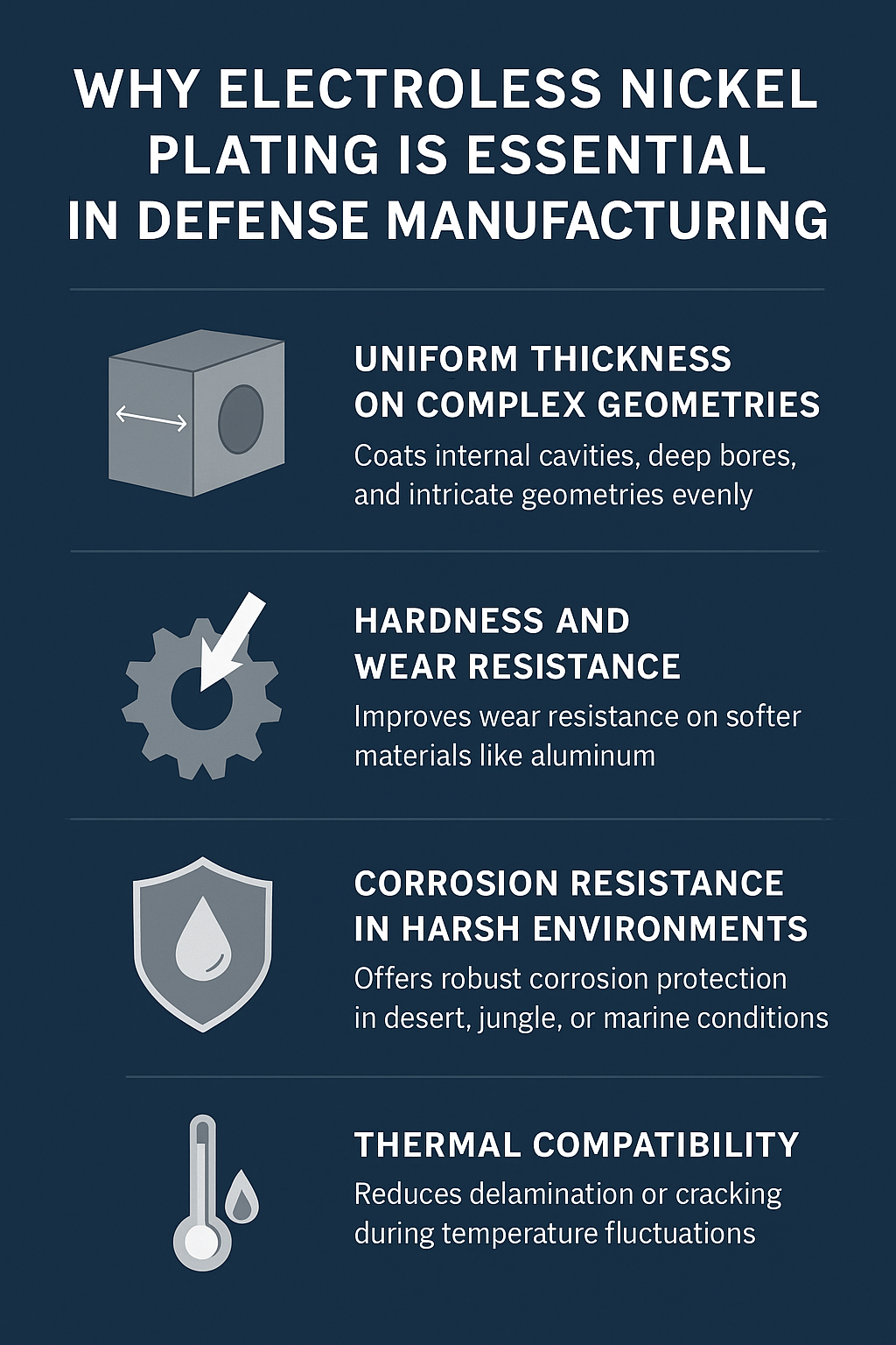 Military Electroless Nickel Plating | Precision & Protection